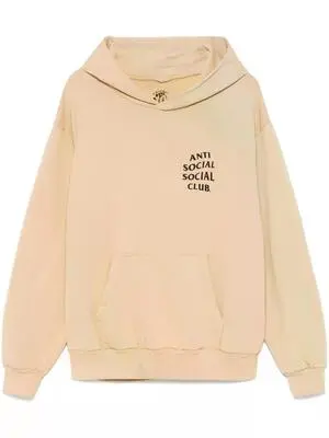 ANTI SOCIAL SOCIAL CLUB Logo-print Hoodie - Neutrals