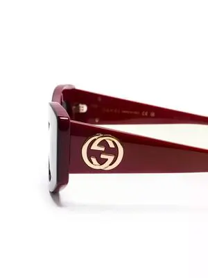 Gucci Cat Eye Frame Sunglasses - Black