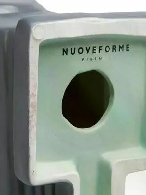 NUOVE FORME Cock Ceramic Figure - Grey