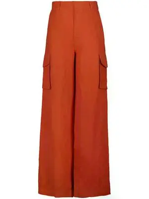 PAULA S Saguaro Linen Trousers