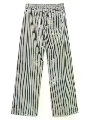 WALTER VAN BEIRENDONCK Straight-leg Trousers - Silver