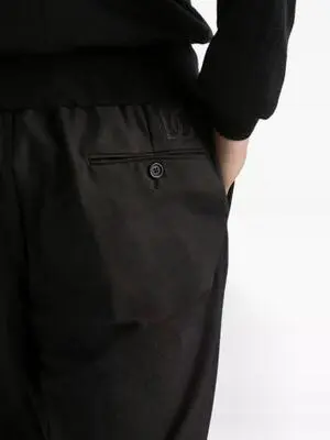 Dolce & Gabbana Logo Embroidered Tailored Trousers