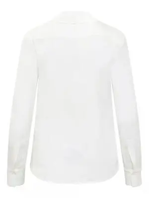 Seafarer Lace-up Shirt With Flap Pockets - White