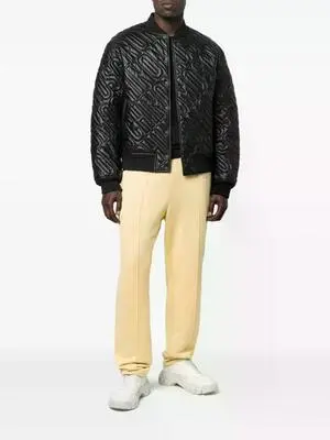 Moschino Embossed Quilted Bomber Jacket