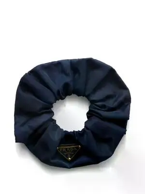 Prada Re-nylon Scrunchie Blue