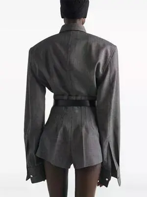 Prada Single-breasted Pinstripe Jacket