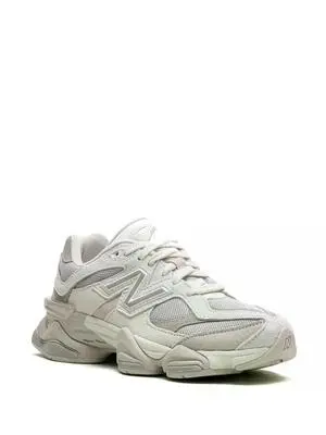 NEW BALANCE 9060 Grey Beige Lace-up Sneakers - Neutrals