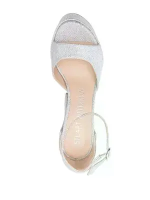 STUART WEITZMAN Glittered Platform Sandals