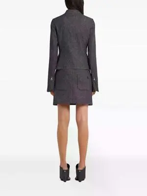 COURREGES Dark Zip-up City Jacket