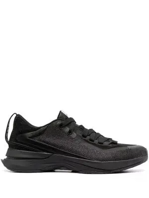 LANVIN Logo Detail Mesh Sneakers - Black