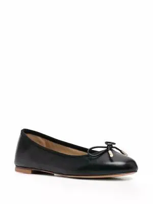 SCAROSSO Ballerina Flats With Bow Detailing