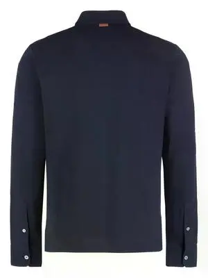 Zegna Long Sleeve Polo Shirt