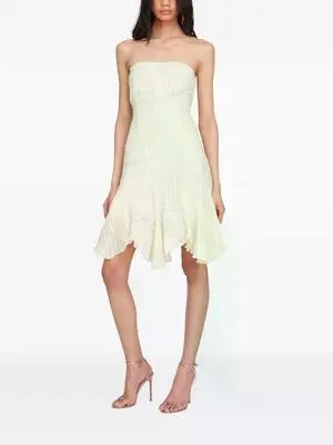 DONDE ESTEBAN Navarin Silk Strapless Dress