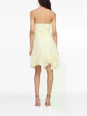 DONDE ESTEBAN Navarin Silk Strapless Dress