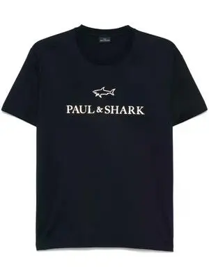Paul & Shark Logo-print T-shirt - Blue