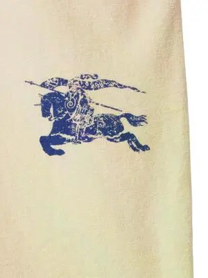 Burberry Logo-jacquard Towelling-finish T-shirt