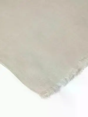 Brunello Cucinelli Fine-knit Frayed Scarf - Neutrals