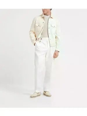 Brunello Cucinelli Knitted T-shirt - Neutrals