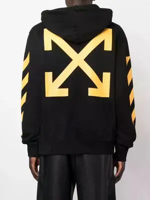 Off-White Caravaggio Print Cotton Hoodie