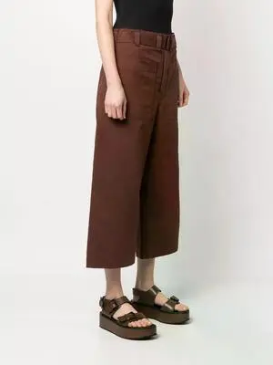 LEMAIRE Lemmaire Wide-leg Cotton-linen Trousers