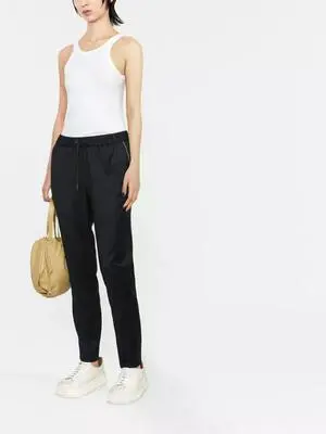 Fabiana Filippi Drawstring Straight-leg Trousers - Blue