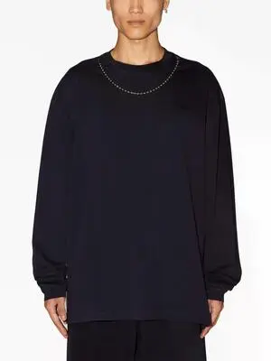 AMBUSH Chain-embellished Cotton Sweatshirt