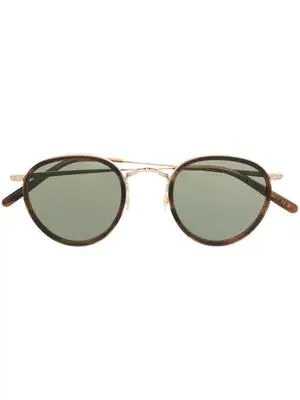 Oliver Spencer Round Frame Sunglasses - Brown