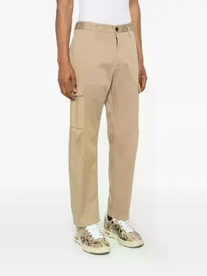 Stone Island Cargo Trousers With Concealed Fastening