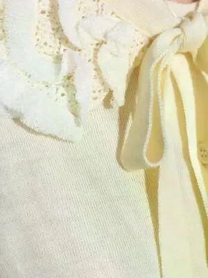 Comme Des Garçons Wool Cardigan With Detachable Collar