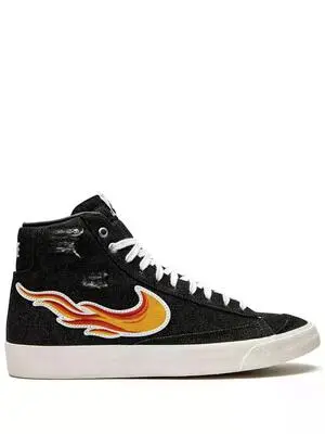 Nike Blazer Mid '77 Cleveland Rocks Sneakers - Black