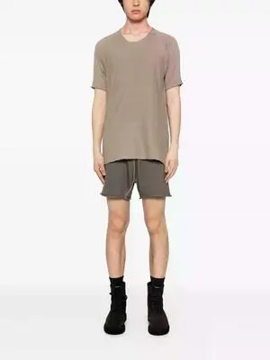 LABEL UNDER CONSTRUCTION Cotton Shorts With Elasticated Waistband