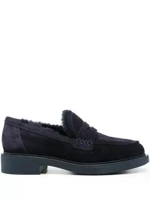 GIANVITO ROSSI Harris Loafers - Blue