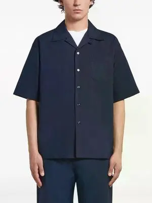 Marni Camp-collar Virgin Wool Shirt