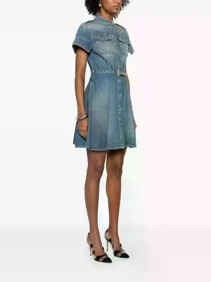 Alexander McQueen Denim Mini Dress