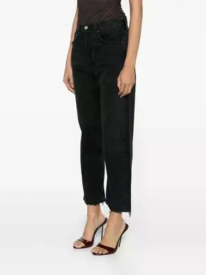 AGOLDE Cropped Distressed Jeans