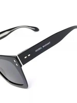 Isabel Marant Oversized Square Frame Sunglasses - Black