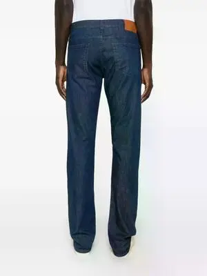 Canali Straight-leg Jeans - Blue