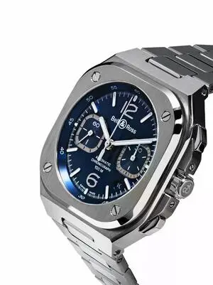 BELL & ROSS Br-05 Chronograph Stainless Steel Watch - Blue