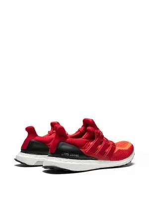 Adidas Ultraboost M Solar Round Toe Lace-up Sneakers