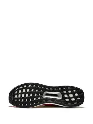 Adidas Ultraboost M Solar Round Toe Lace-up Sneakers