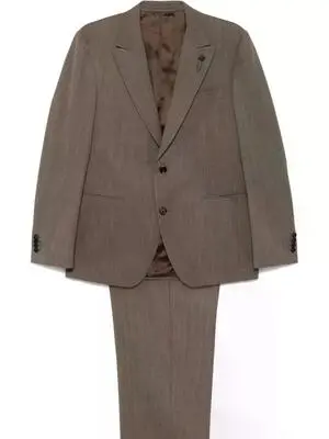 LARDINI Single-breasted Suit - Brown