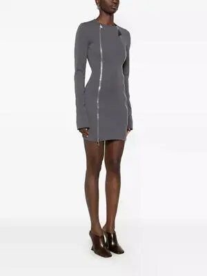 Attico Zipped Mini Dress