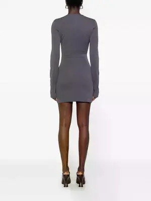Attico Zipped Mini Dress