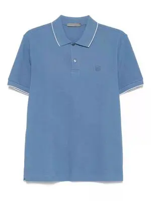 Corneliani Jersey Polo Shirt - Blue