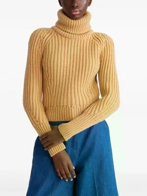 PATOU Ribbed Roll-neck Sweater