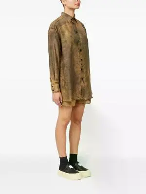 MAISON MARGIELA Tie-dye Silk Shirt