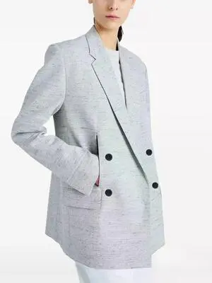 Proenza Schouler Hadley Mélange Effect Double-breasted Blazer