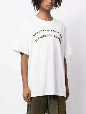MOSTLY HEARD RARELY SEEN Logo-embossed Crew-neck T-shirt