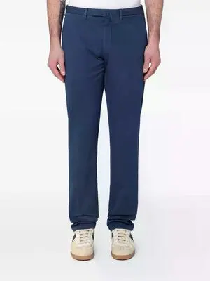 SANTANIELLO Regular Chino Trousers - Blue