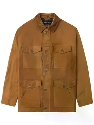Comme Des Garçons Cotton Elbow Patch Jacket - Brown